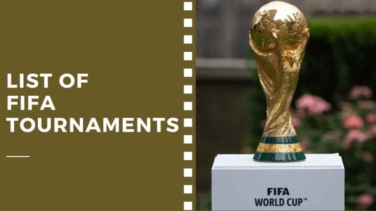 List of FIFA Tournaments - World Sports to India!!!